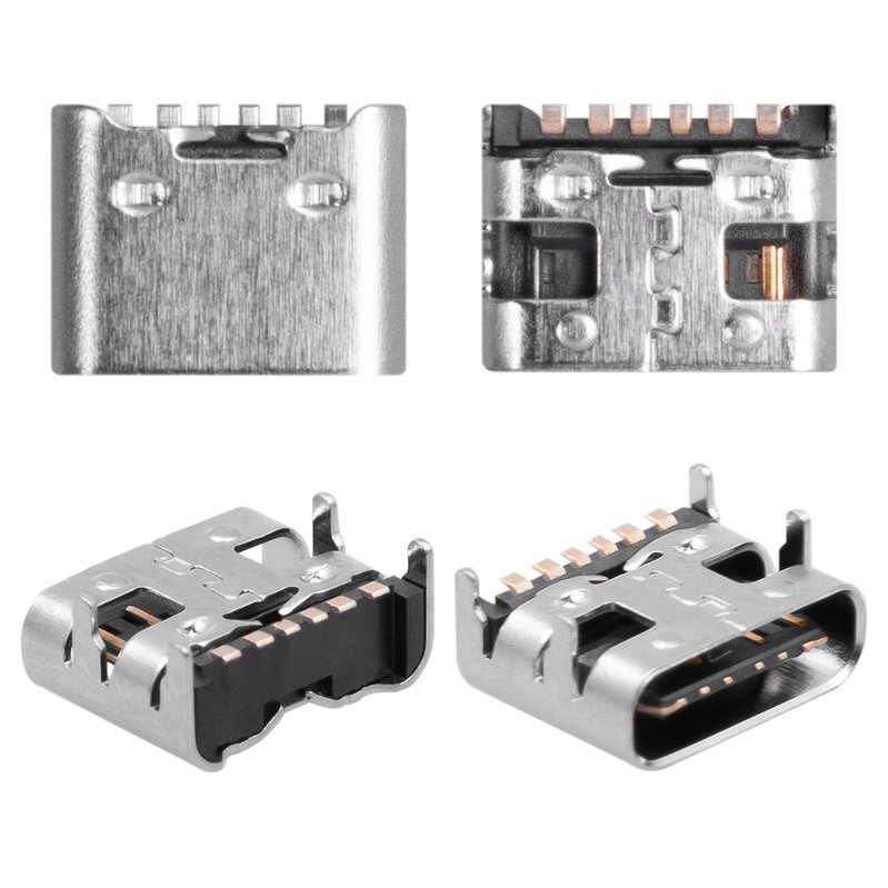 Charge Connector, (6 pin, type 2, USB type C) - GsmServer